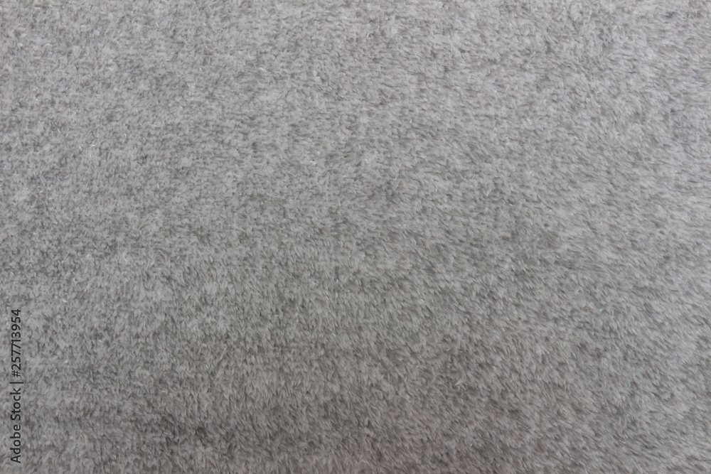 Gray blanket texture for background. Close-up of natural warm wool ...