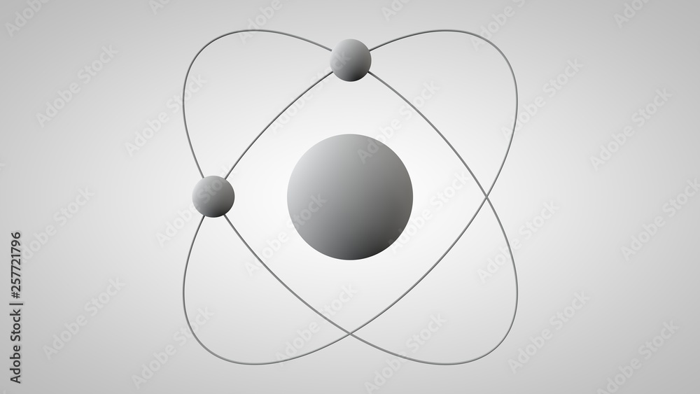 Rutherford Atomic Model 3d