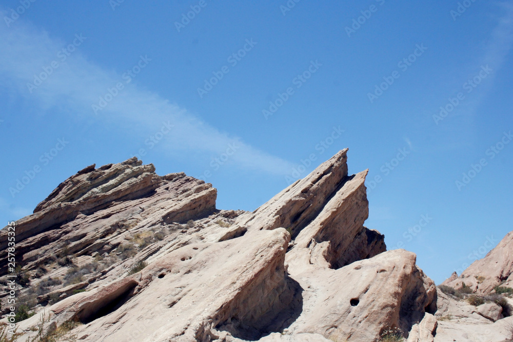 Vasquez Rocks in California desert, used as filming locations for many ...