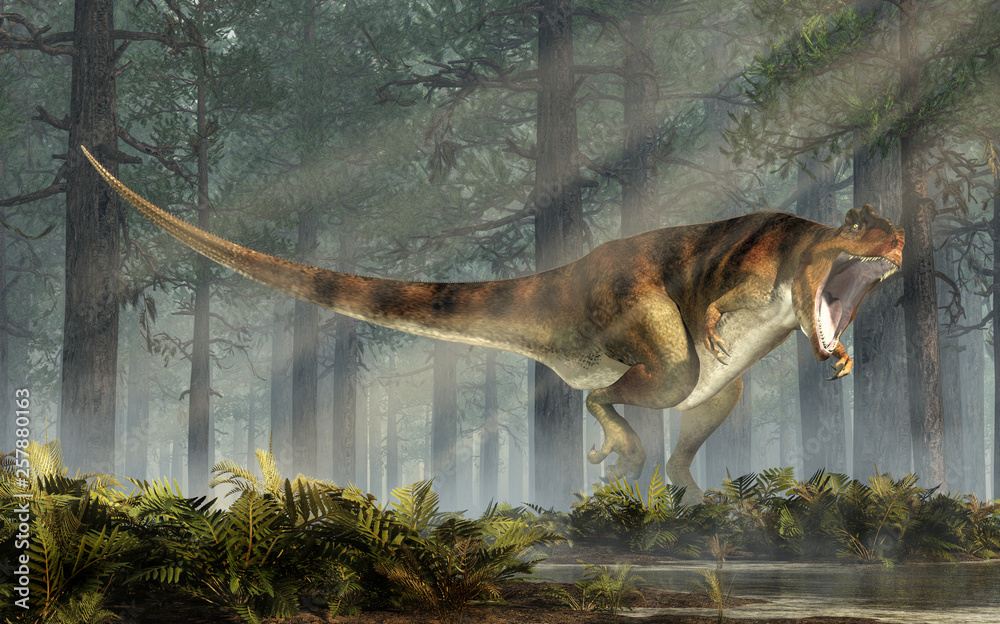 Giganotosaurus, bearing its teeth, is one of the largest known ...