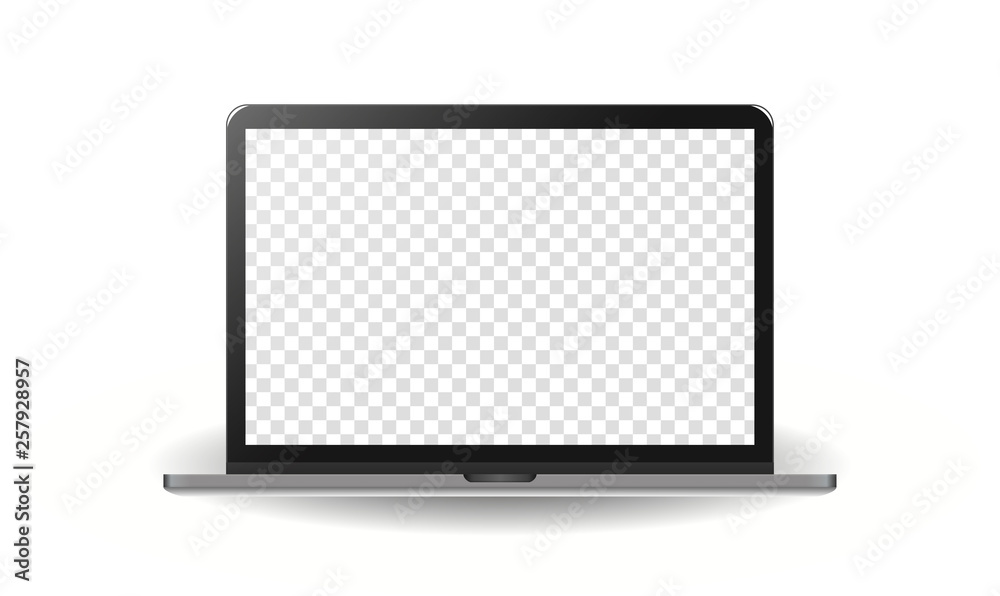 Realistic modern silver metal notebook isolated on white background ...