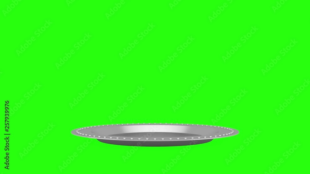 4K Full HD Resolution Video: Restaurant Food Plate Cloche Opened and ...