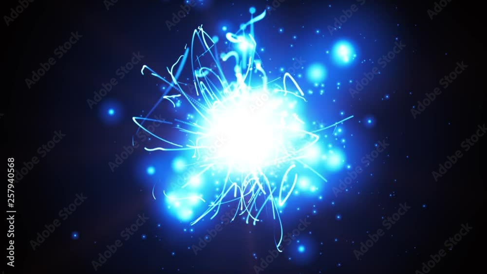 Fairy Particles Background Seamless Looping/ 4k animation of an elegant ...