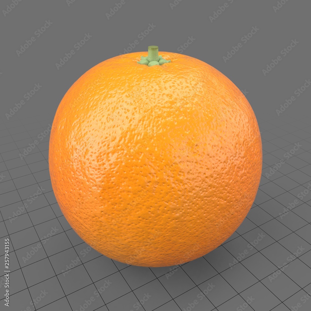 Orange Stock 3D asset | Adobe Stock