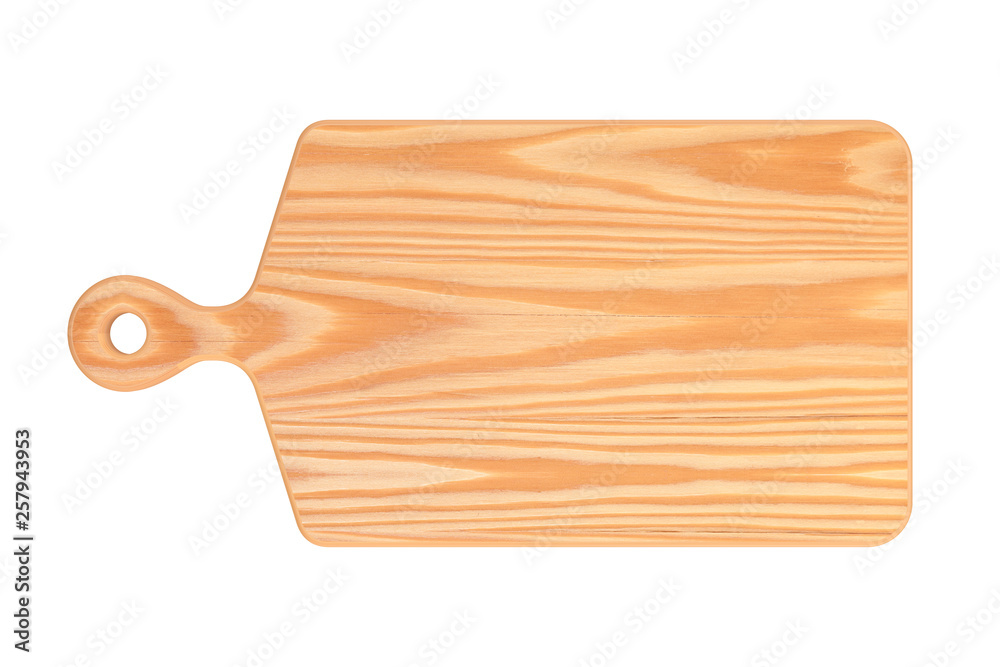 Wooden Cooking Cutting Board. 3d Rendering Stock Illustration | Adobe Stock