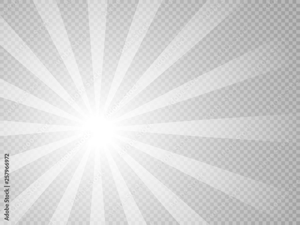 Bright catchy light effect for an ad that attracts attention isolated ...