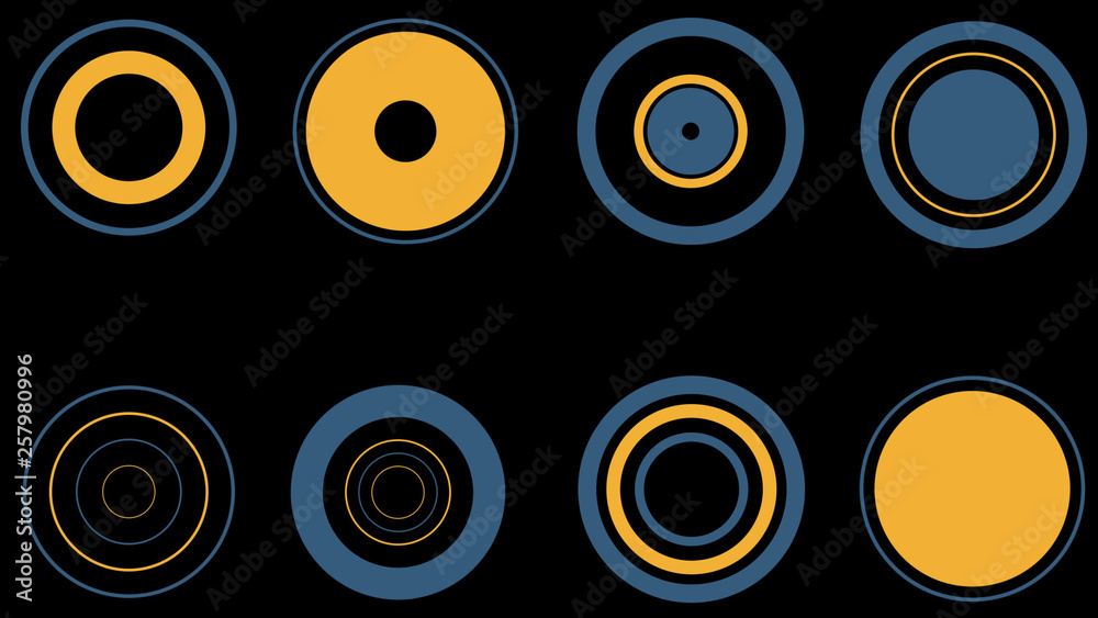 Animated Pop Circle Overlay Stock Template | Adobe Stock