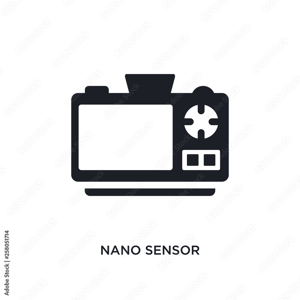 nano sensor isolated icon. simple element illustration from artificial ...