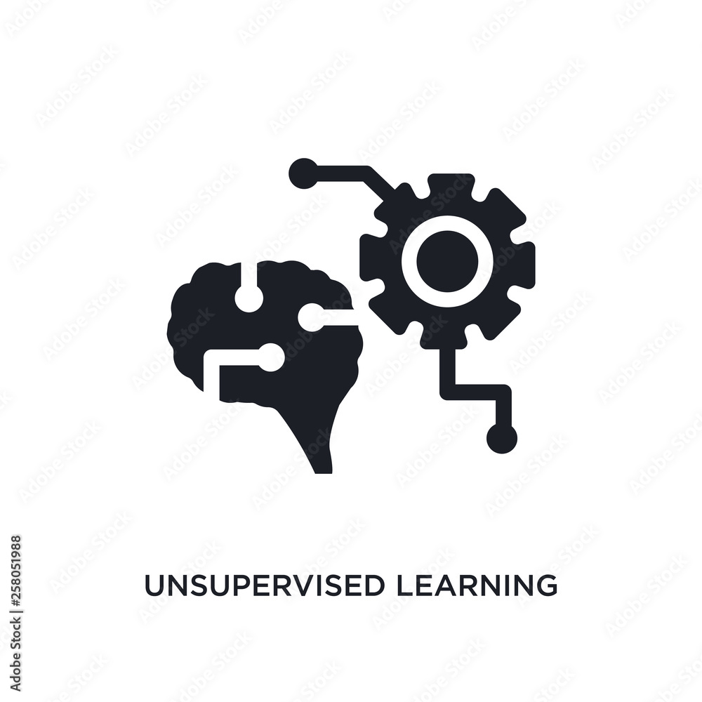 unsupervised learning isolated icon. simple element illustration from ... unsupervised learning isolated icon. simple element illustration from ...