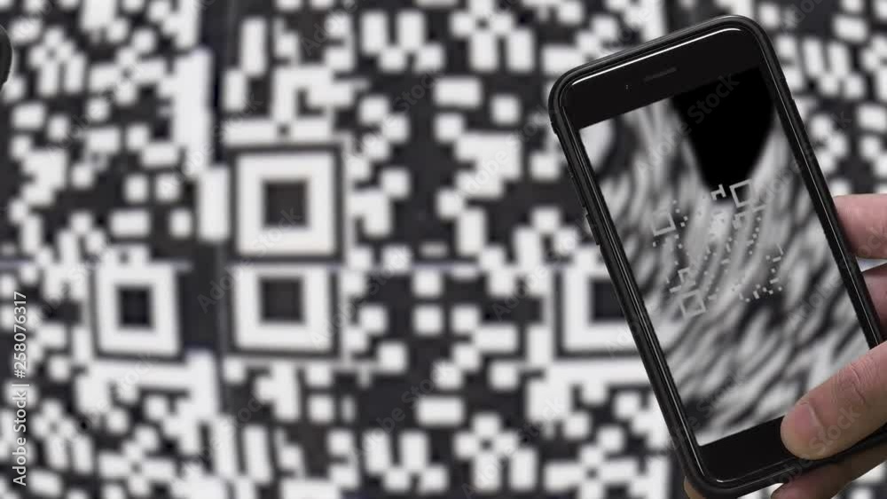 QR CODE look alike black and white pattern (CAN NOT SCAN THIS) and ...