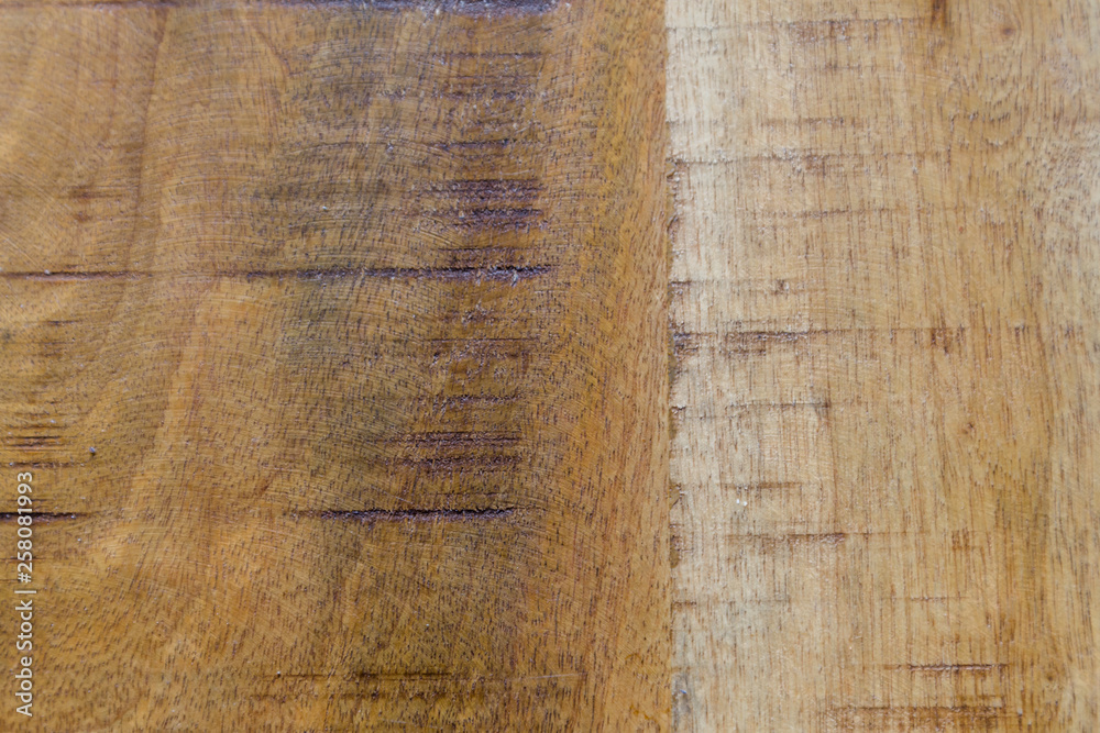 Wood texture background of mango wood. Furnitrue of old mango trees is ...