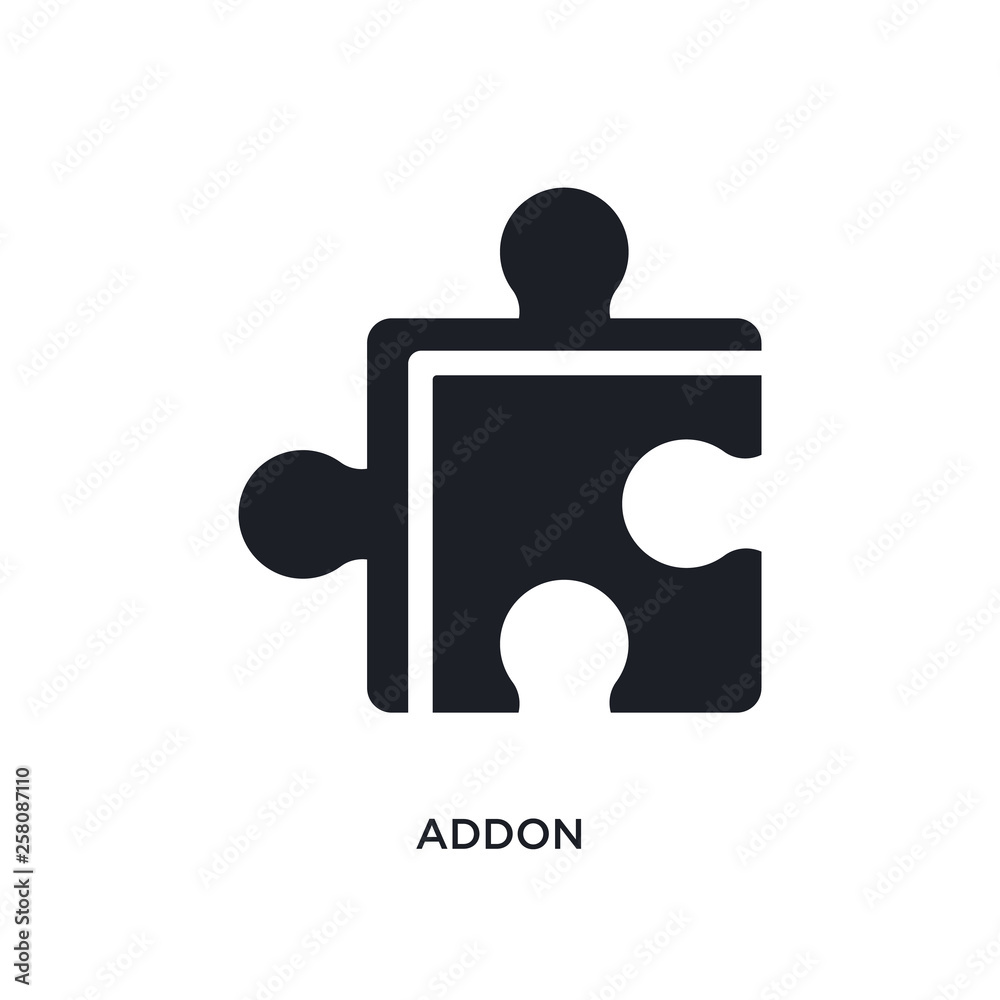 Addon Isolated Icon Simple Element Illustration From Programming