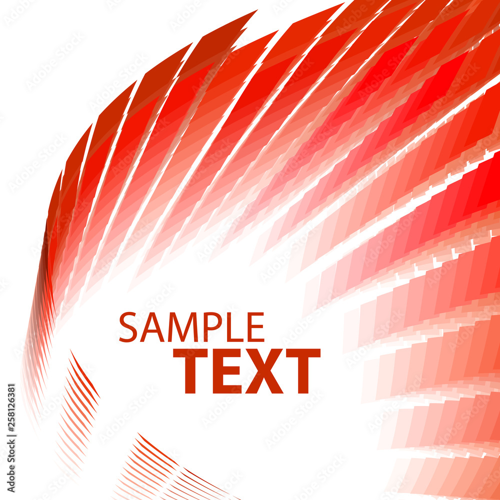 Red Techno Background