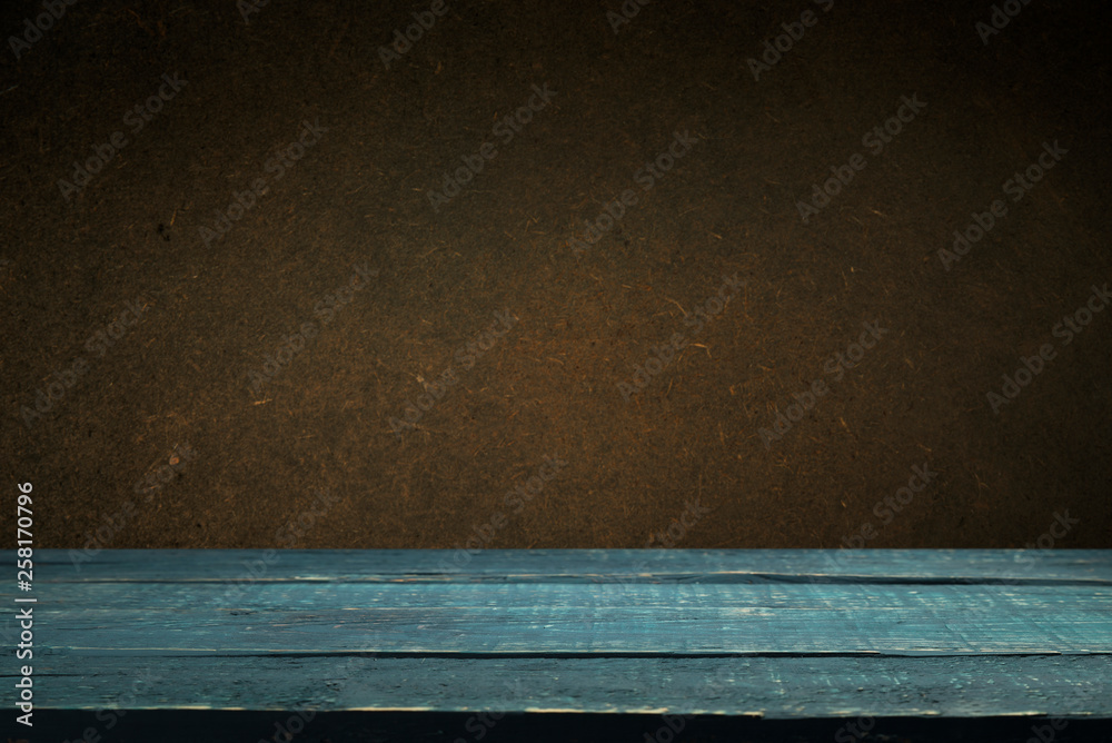 background of barrel and worn old table of wood Stock Photo | Adobe Stock