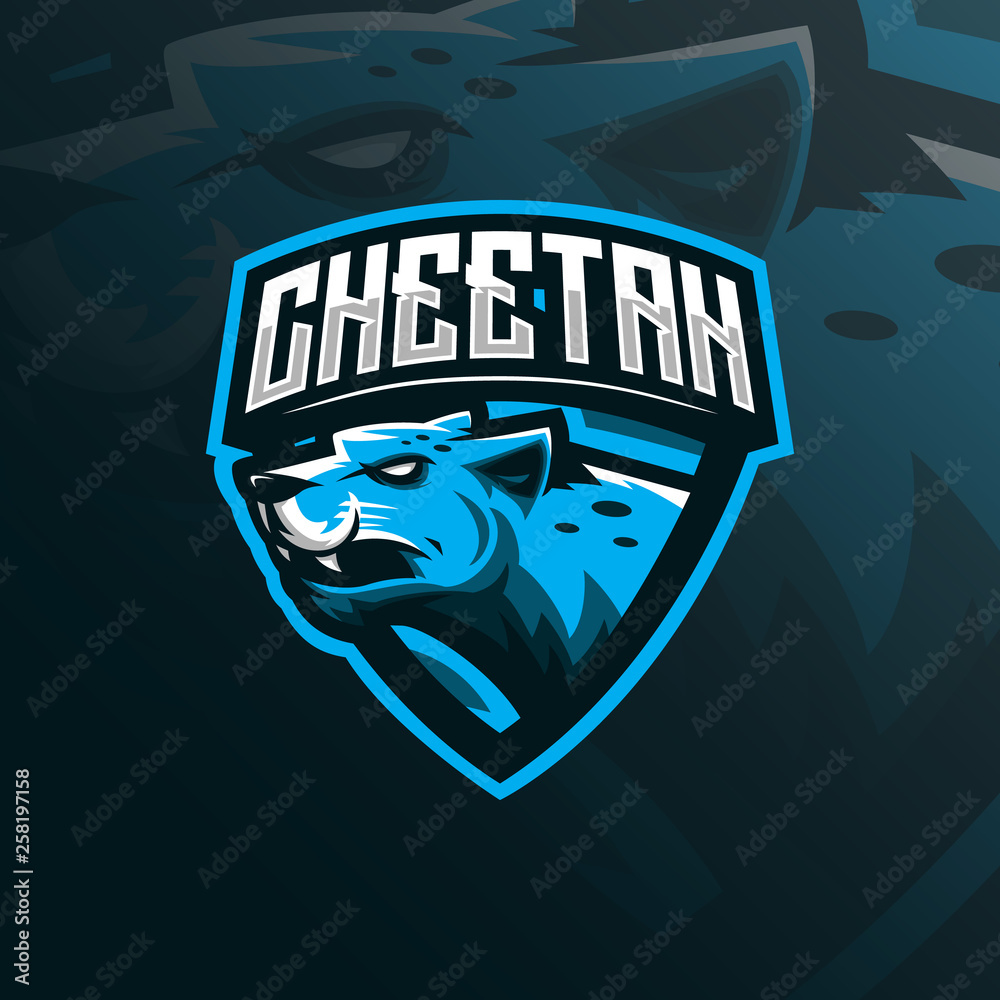 Cheetah Football Logo