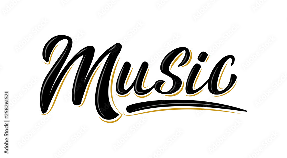 Music Written In Cursive