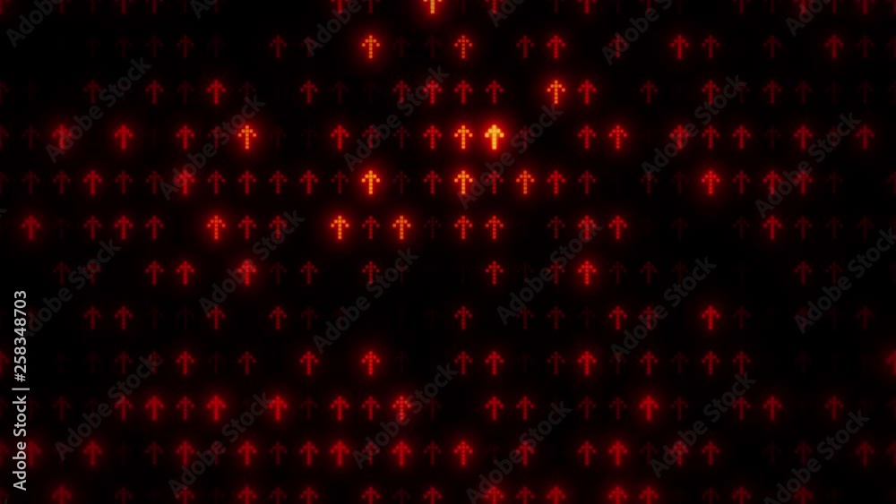 Arrows Technology Background/ 4k animation of an abstract business and ...