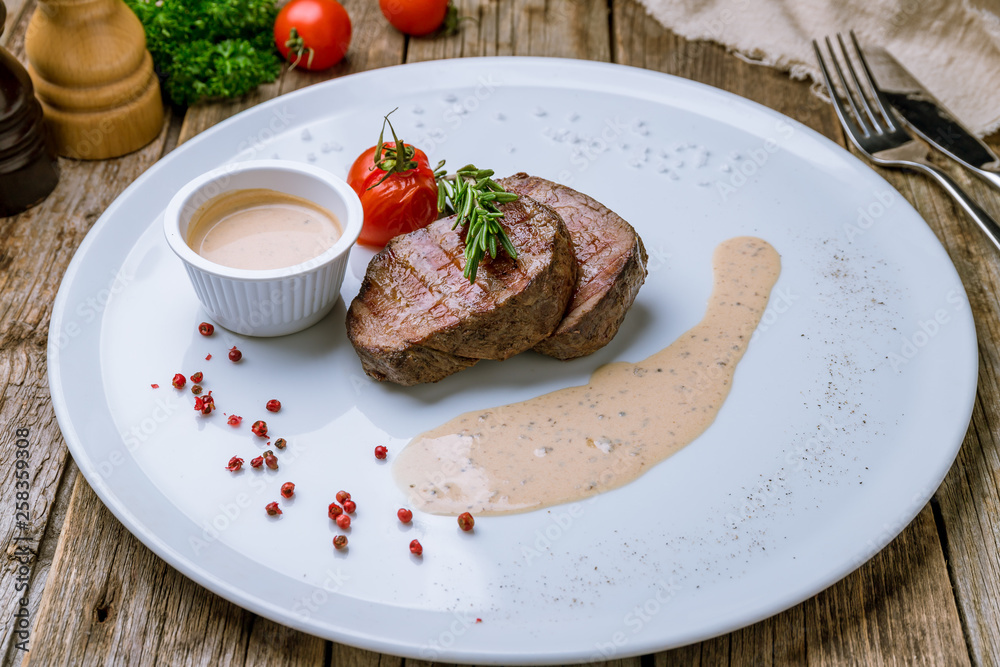 medallions of beef Stock Photo | Adobe Stock