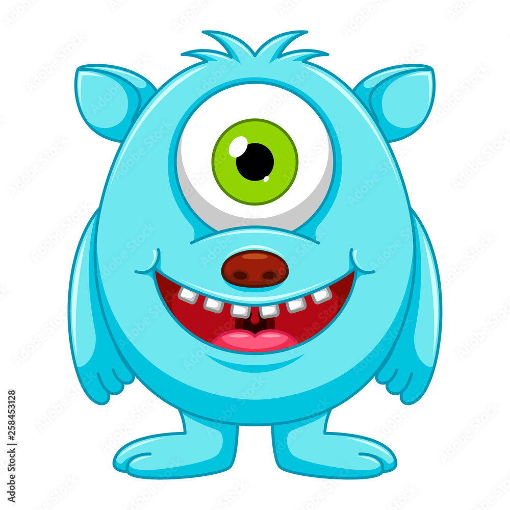 Cute Little Monsters Cartoon