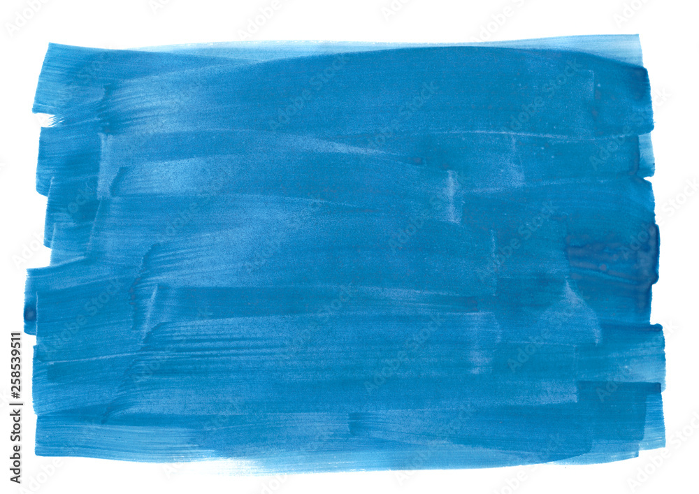 watercolor blue background.Drawing paints on wet paper.Template for ...