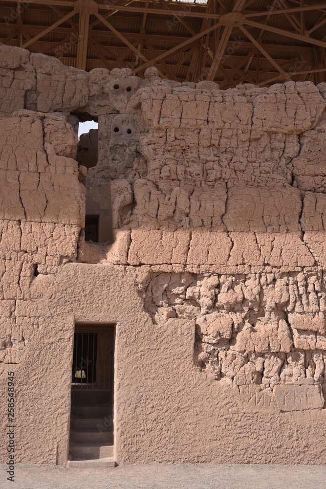 Coolidge, AZ., U.S.A., Jan. 30, 2018. Casa Grande Ruins National ...