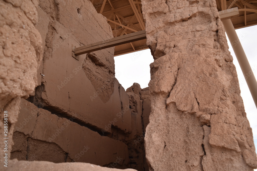 Coolidge, AZ., U.S.A., Jan. 30, 2018. Casa Grande Ruins National ...