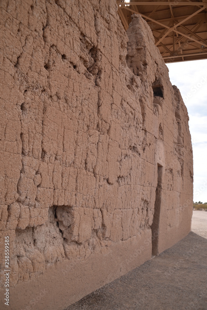 Coolidge, AZ., U.S.A., Jan. 30, 2018. Casa Grande Ruins National ...