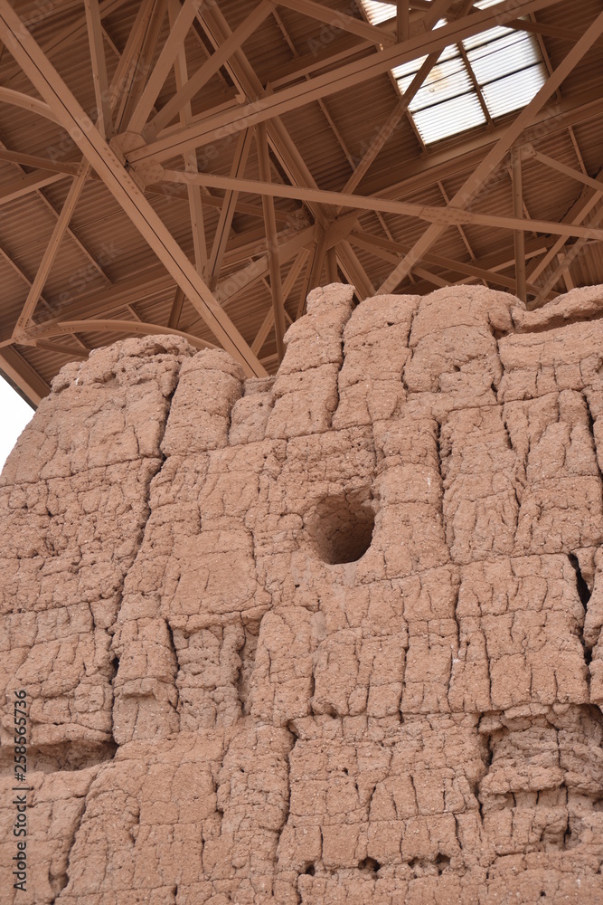 Coolidge, AZ., U.S.A., Jan. 30, 2018. Casa Grande Ruins National ...