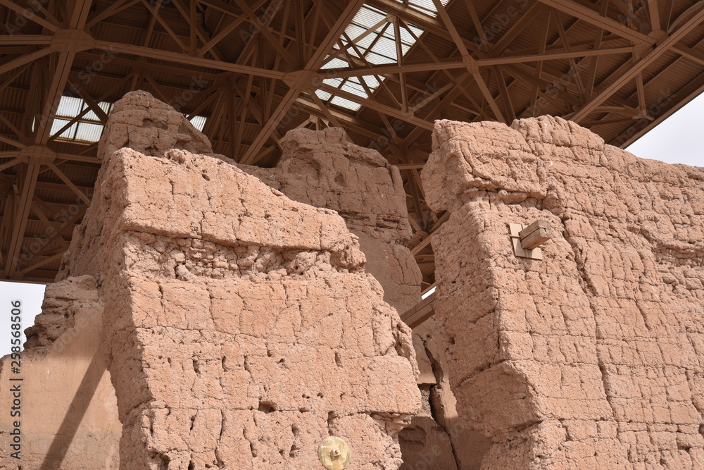 Coolidge, AZ., U.S.A., Jan. 30, 2018. Casa Grande Ruins National ...