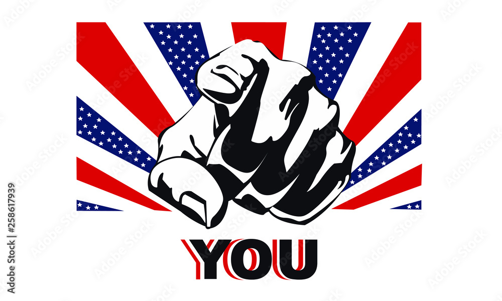 America needs you, uncle sam, wants you, USA, Army, Flag, Recruiting ...