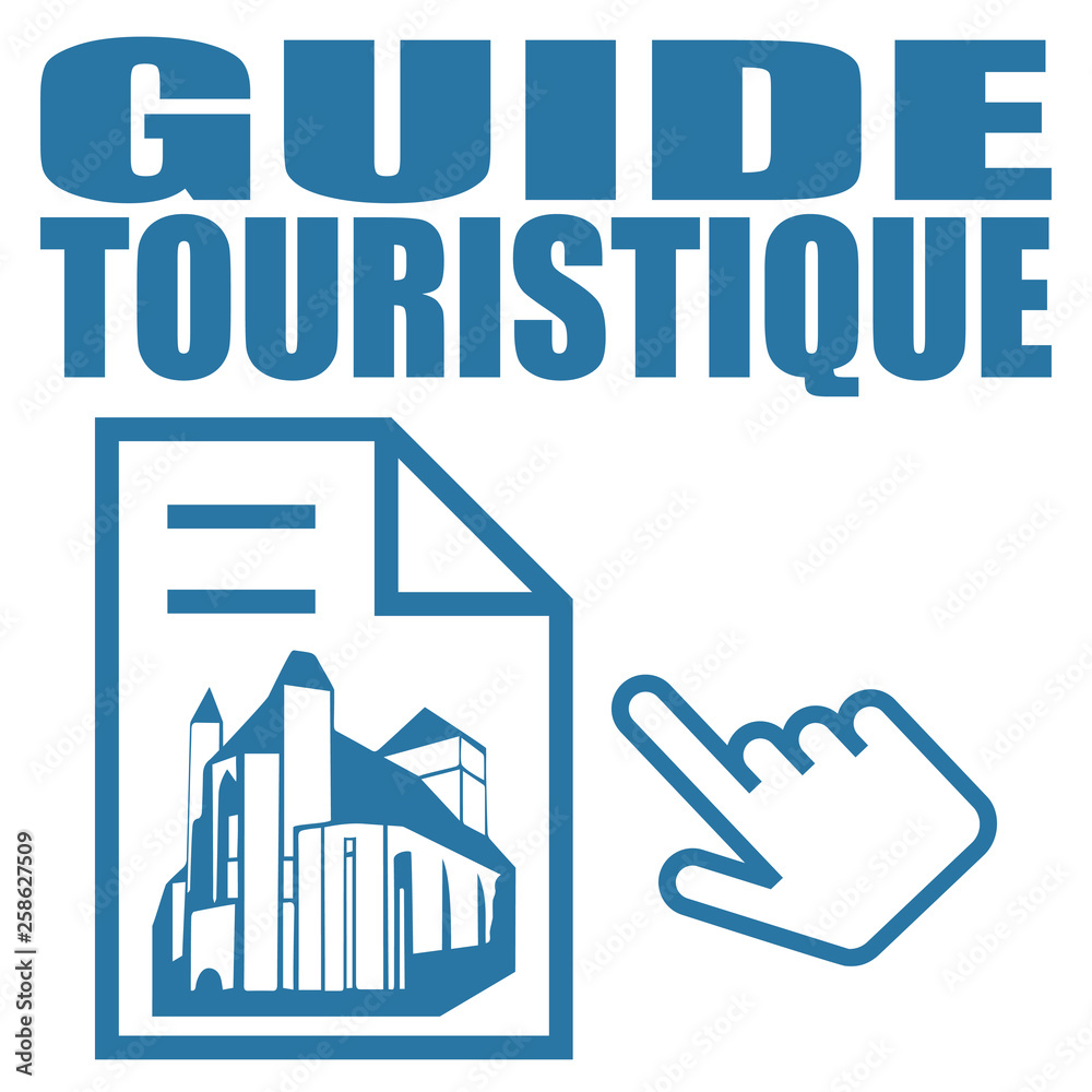 Logo guide touristique. Stock Vector | Adobe Stock