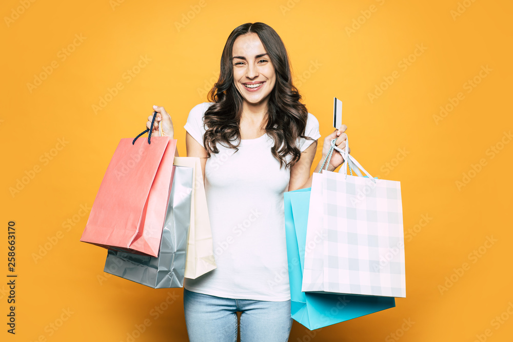 Buy In Sales Beautiful Girl With Long Dark And Curly Hair Eye