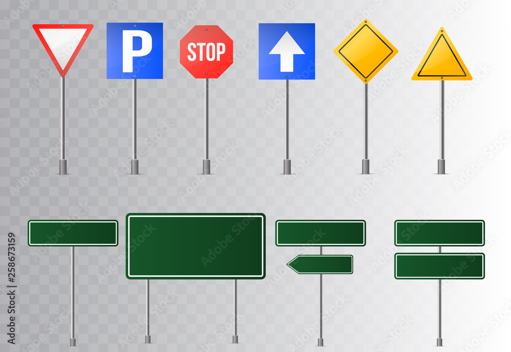 Highway Signs Vector