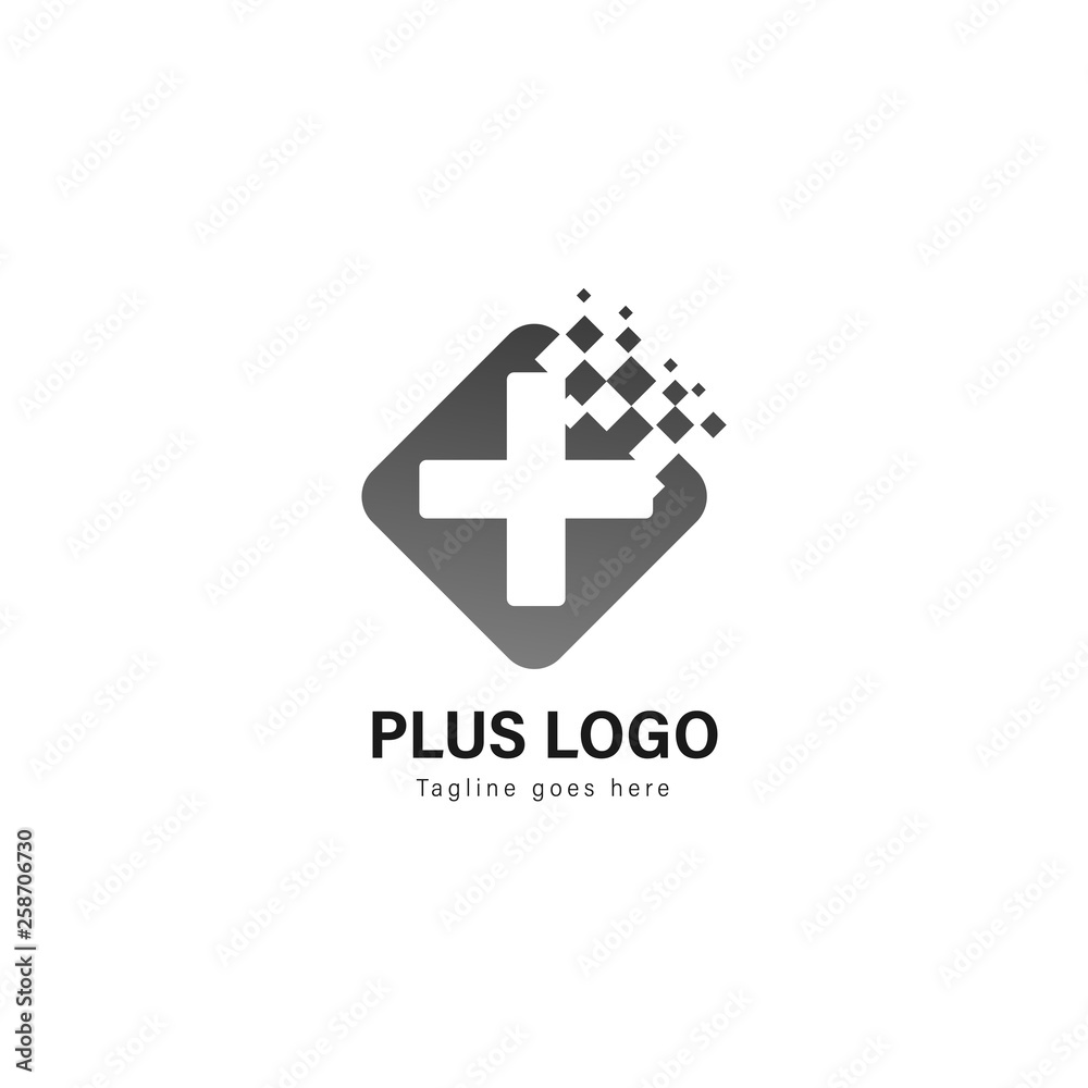 Medic logo template design. Medic logo with modern frame vector design ...