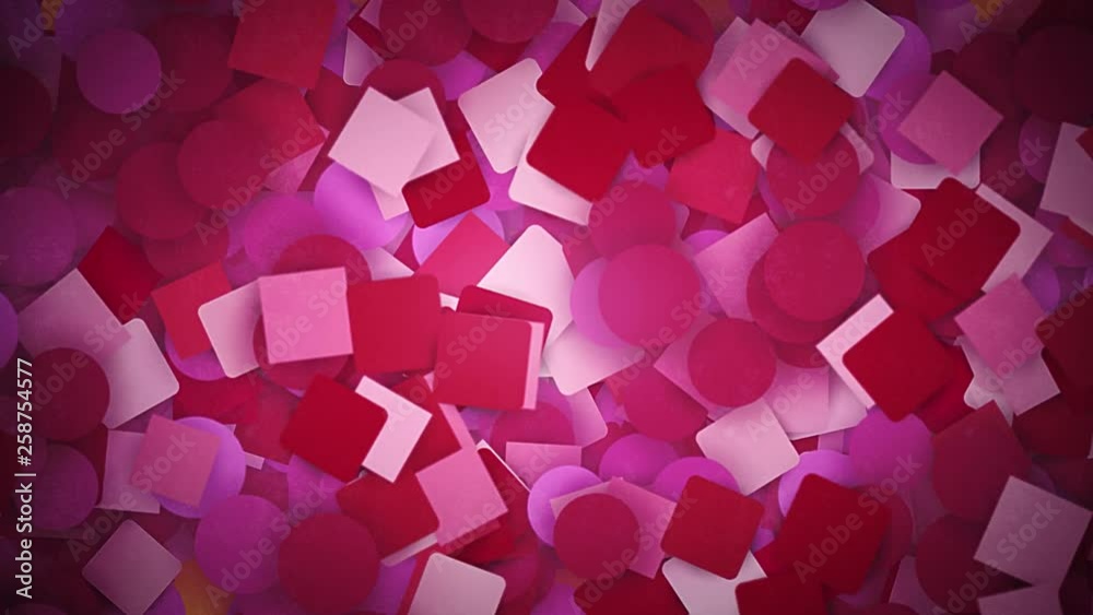 Abstract Scrapbook Paper Notes Background Loop/ 4k animation of an ...