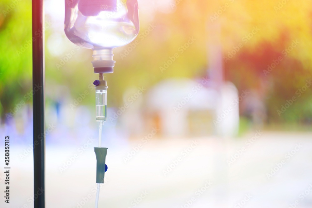 Iv fluid intravenous drop saline drip hospital room,Medical Concept ...