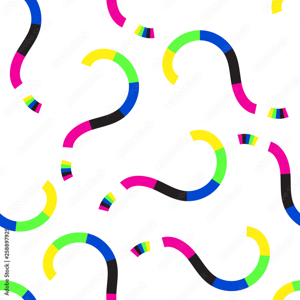 Question Marks Seamless Pattern or Interrogation Background Stock ...