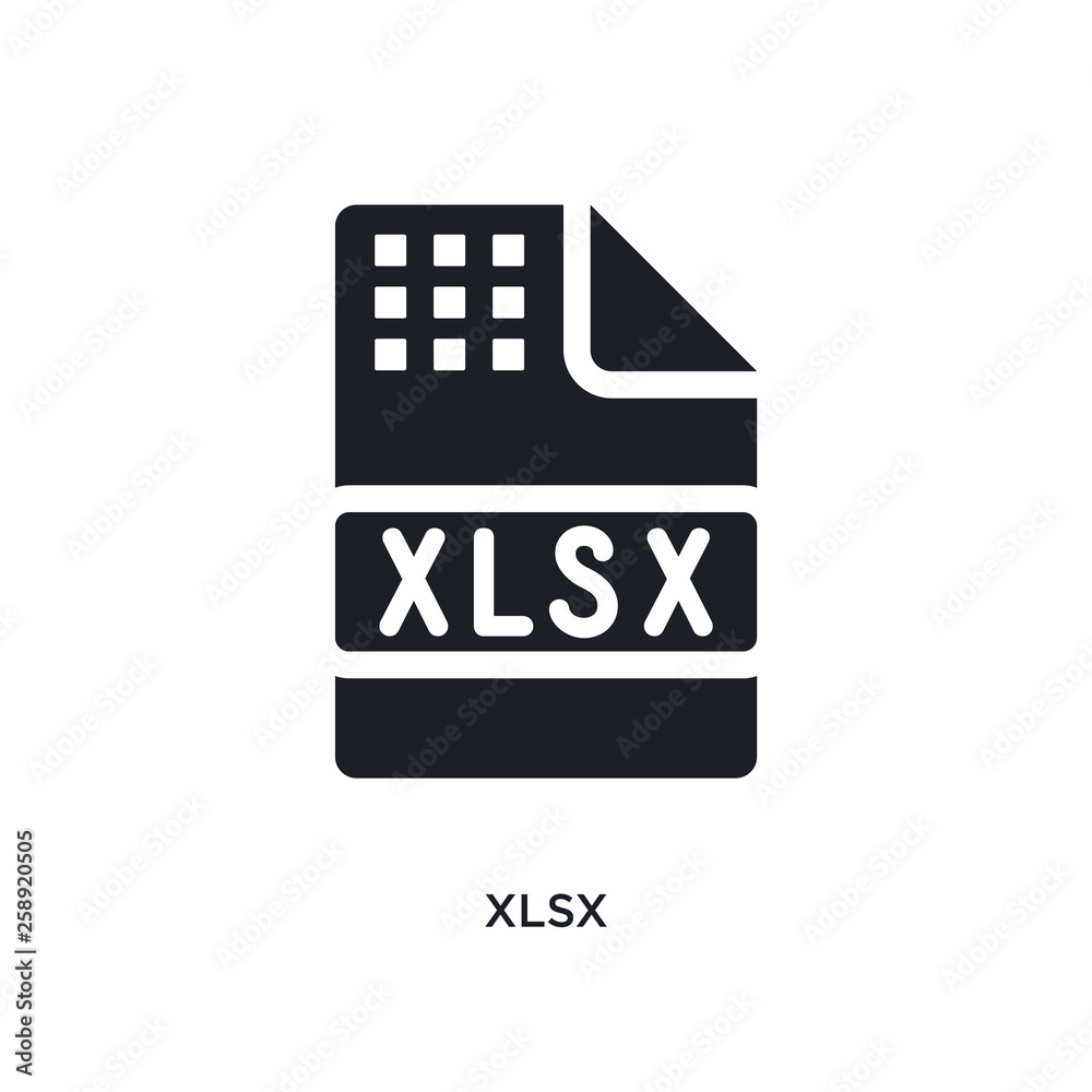 Xlsx File Format Extension Free Interface Icons