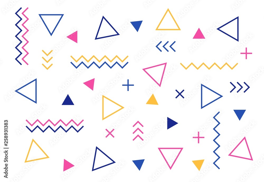 Simple Triangle Geometric Patterns