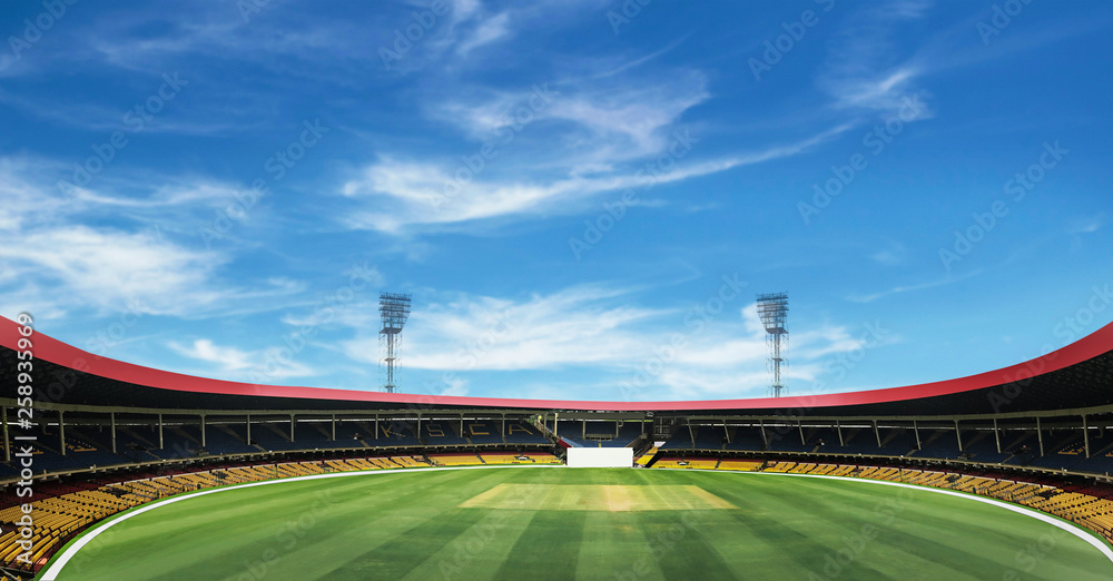 Cricket Stadium In DayLight Stock Photo | Adobe Stock