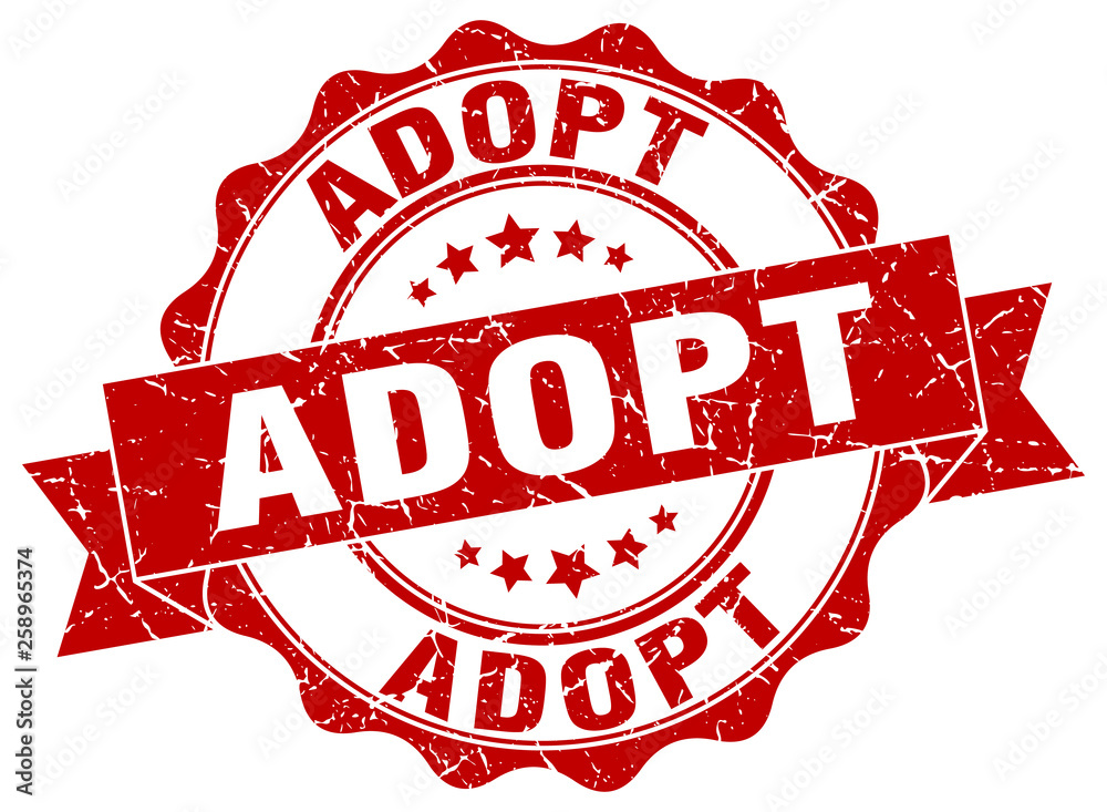 adopt stamp. sign. seal Stock Vector | Adobe Stock
