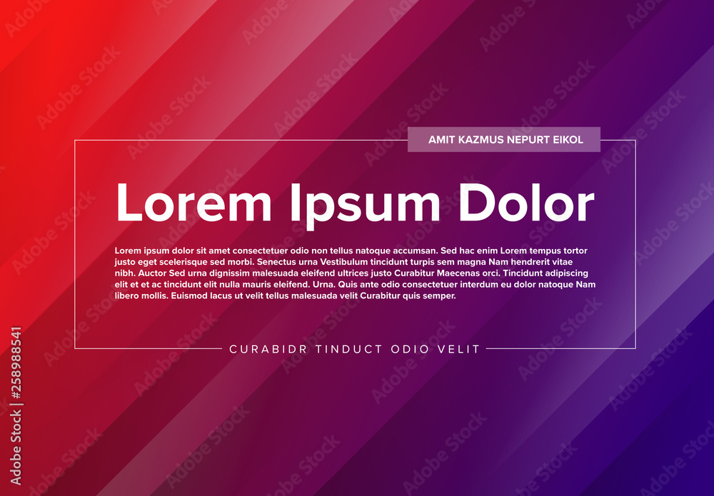 Web Banner Layout with Diagonal Stripes Stock Template | Adobe Stock