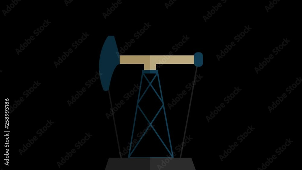 Vidéo Stock Cartoon factory icon glitch seamless loop , Pollution ...