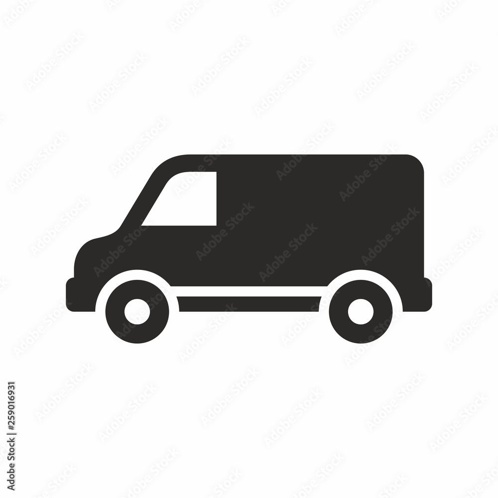 Delivery van icon Stock Vector | Adobe Stock