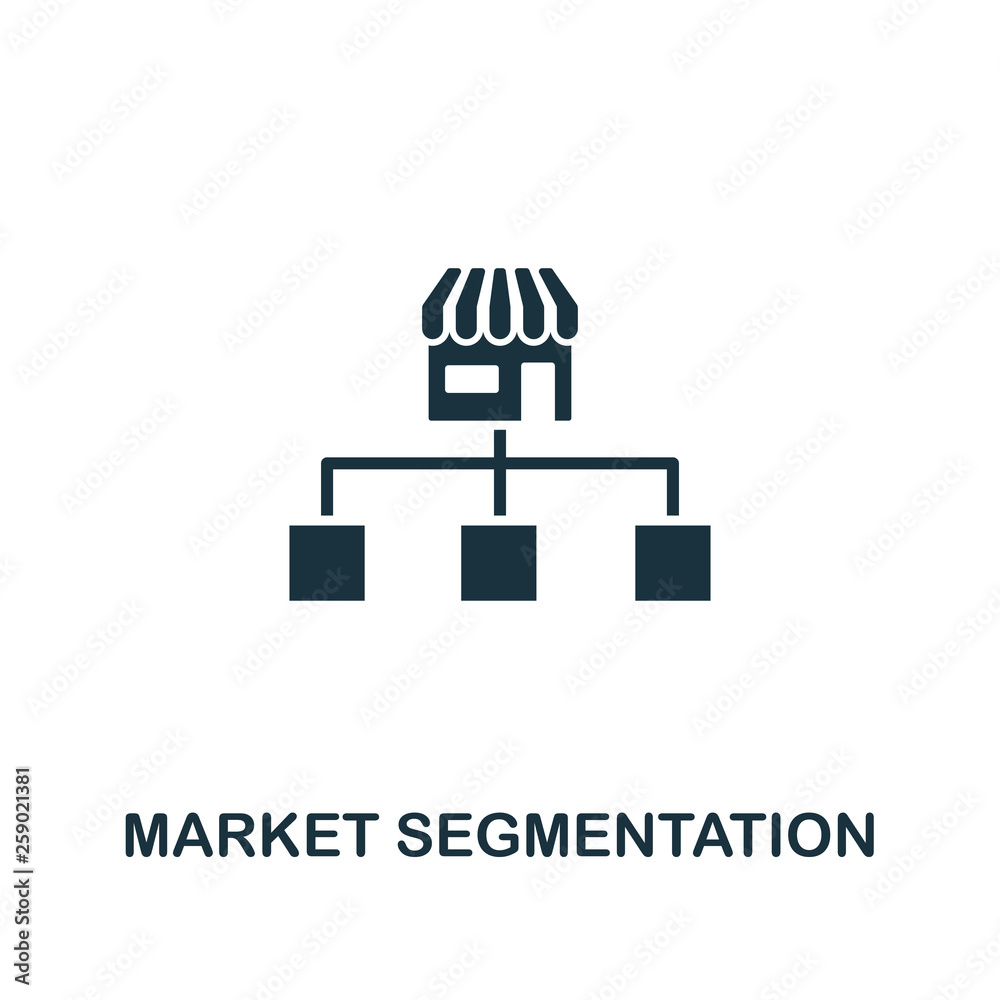 Market Segmentation icon. Creative element design from content icons ...