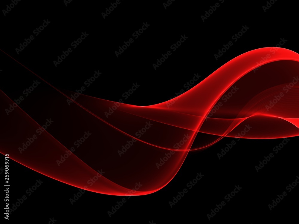 Abstract red light waves background Stock Illustration | Adobe Stock