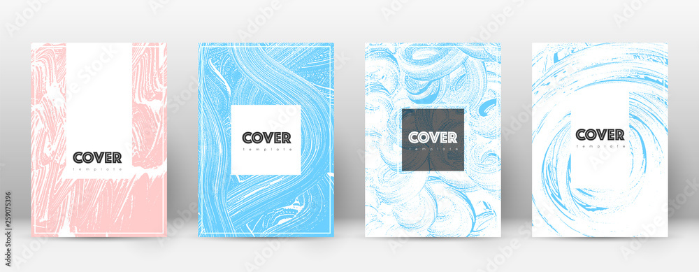 Cover page design template. Hipster brochure layou Stock Vector | Adobe ...