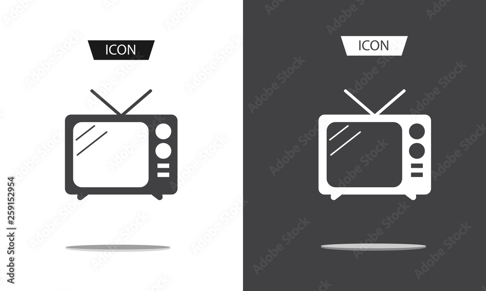 TV icon , Monitor vector icon pc Icon. Desktop Computer sign isolated ...