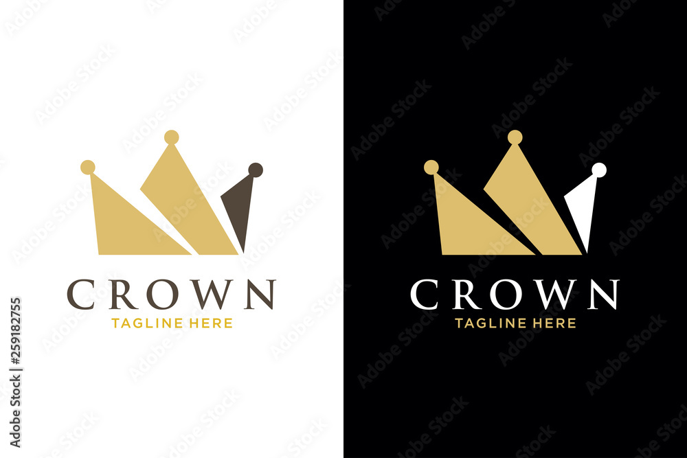 Vintage Crown Logo Template