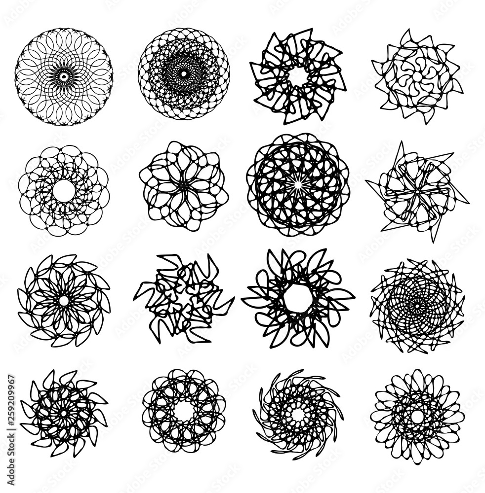 Lace Drawing Pattern